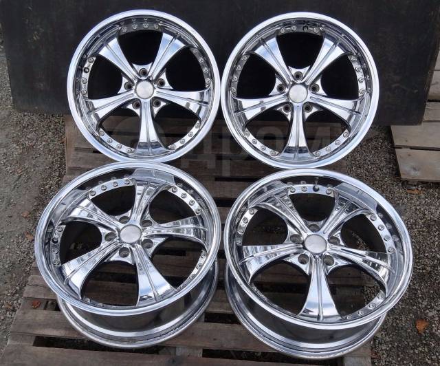 Красивые Хромированные литые диски "Dynamite LB-Z" R18 Полка, 18", 1 шт ...