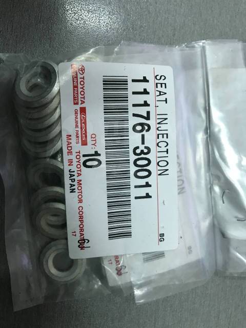 Купить 11176-30011 шайба форсунки впрыска топлива Toyota 1KD/1HDT/1HDFT ...