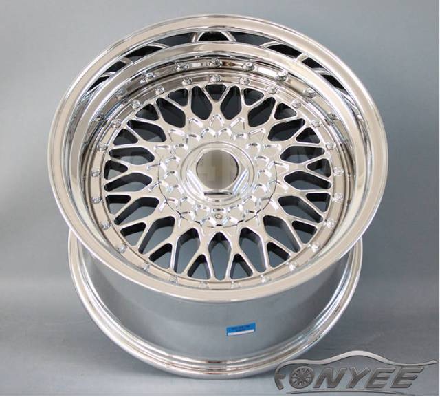 Новые диски BBS RS R15 4X100/114.3 ET15 J8 хром, 15", 1 шт, 4x100, 4x114.3, литой, 73,1 мм. 4 шт ...