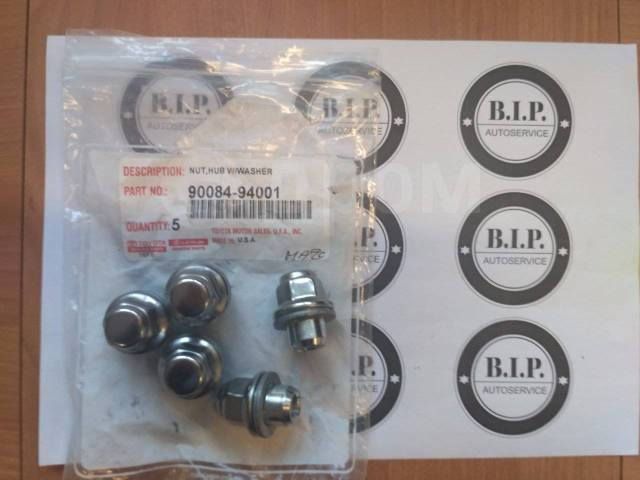 Купить Гайка колесная хром закрытая D=18.5mm Toyota 90084/94001 во ...