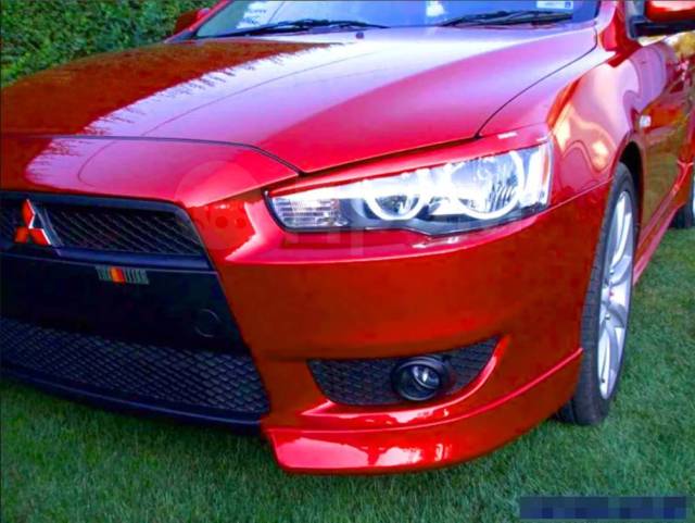 Купить Клыки на передний бампер Mitsubishi Lancer 10 (Мицубиши Лансер ...