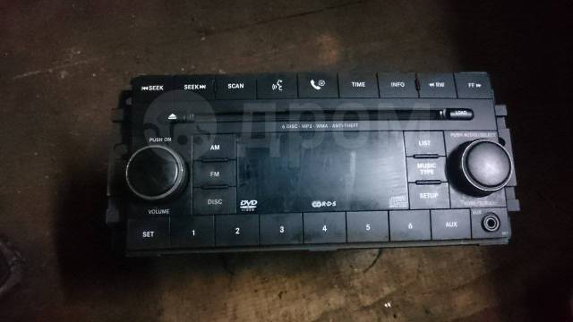 Автомагнитола DVD, MP3 Chrysler, 1,5 DIN — 178x75 мм, б/у, в наличии ...