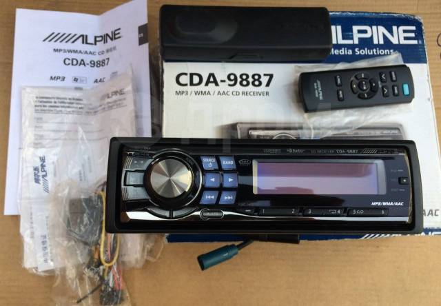 Alpine CDA-9887, 1 DIN — 178x50 мм, новый, в наличии. Цена: 8 500₽ в ...