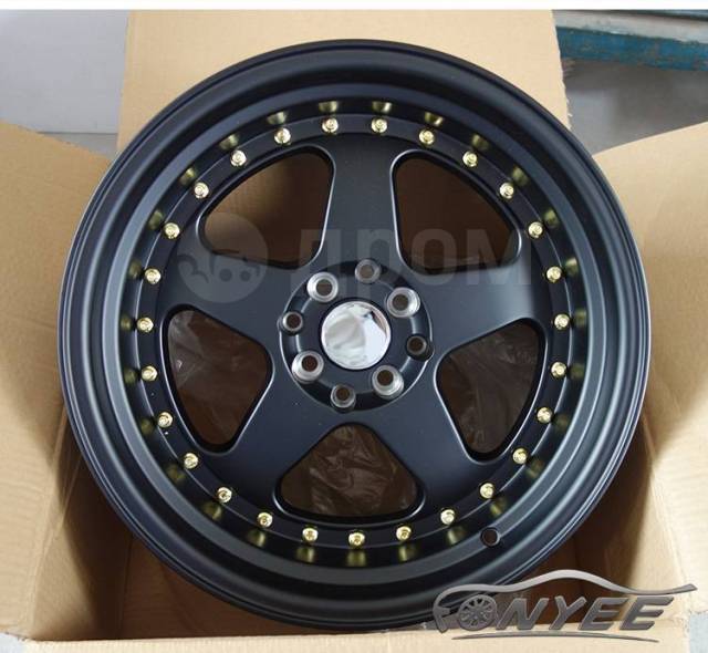 Новые диски Rotiform R17 4x114,3-4x100 ET10 J10 черные матовые, 17", 1 шт, 4x100, 4x114.3, 73,1 ...