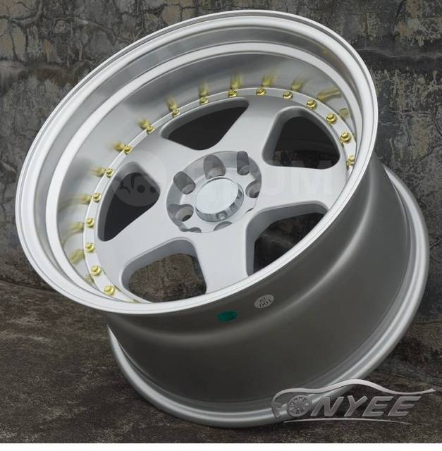 Новые диски Rotiform R17 4x100-4x114,3 ET15 J9 серебро + полированная, 17", 1 шт, 4x100, 4x114.3 ...