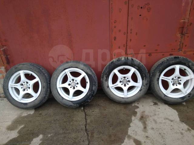Комплект летней резины Hankook Optimo K415 на белых дисках R14, 14", 1 ...