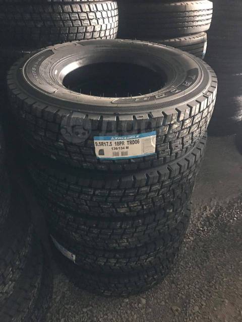 Triangle TRD06, 9.5R17.5 18PR 136/134M M+S, 17.5", 20 шт, 225 мм, 90 %, радиальный, 9.5". Цена ...