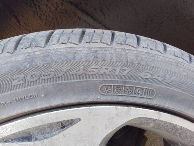Hankook, 205/45/17, 17", 1 шт, 205 мм, 45 %, диагональный, летние, 20 % ...