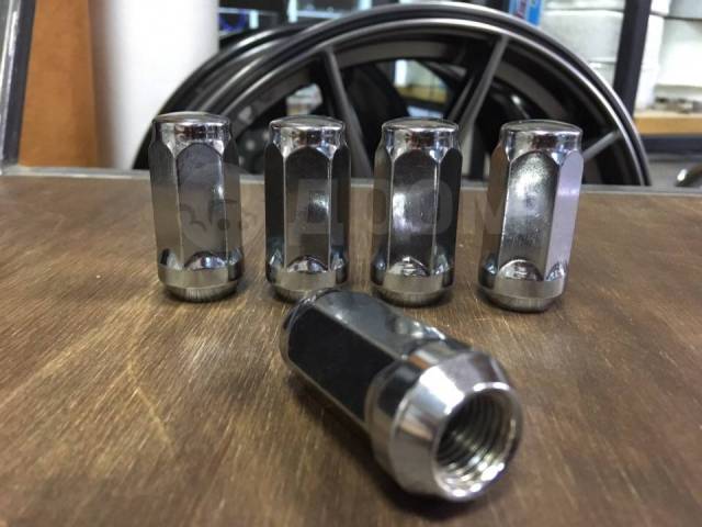 Гайка Starleks M14x1.5, конус, высота 44 мм, ключ 19 мм, хром, новый, в ...