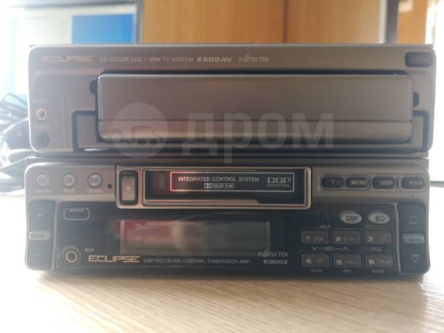 Магнитола Eclipse E300Z, 1 DIN — 178x50 мм, б/у, в наличии во Владивостоке