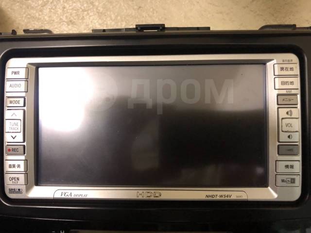 Магнитофон Toyota NHDT-W54V, 2 DIN — 178x100 мм, б/у, в наличии. Цена: 3 000₽ в Петропавловске ...