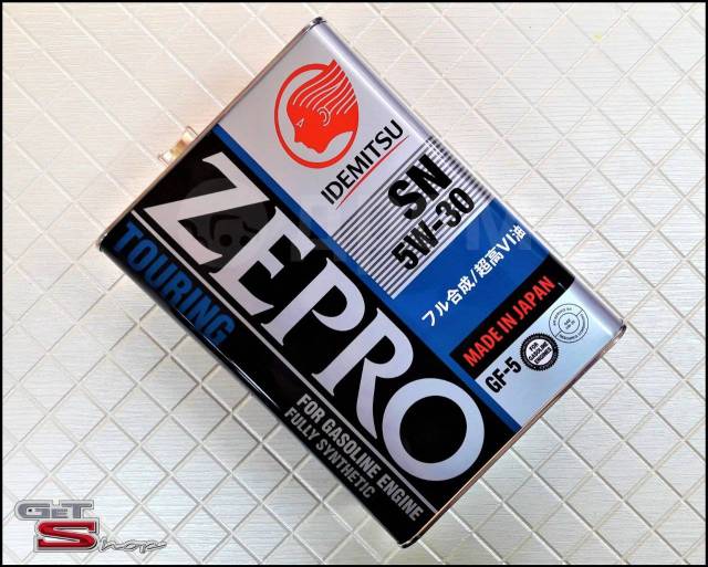 Моторное масло idemitsu zepro touring 5w30 SN 4л, синтетическое, 4,00 л ...