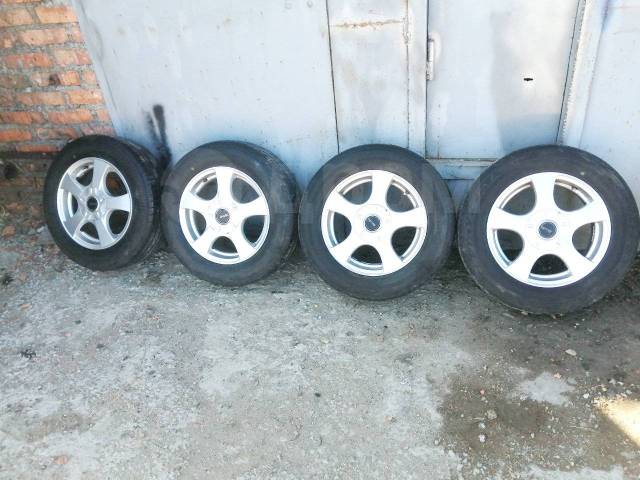 Колеса лето Bridgestone 195/65R15 на литье 4х100 и 4*114,3, 15", 1 шт ...