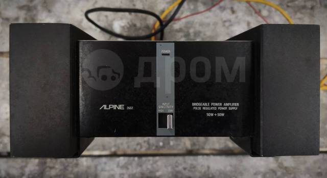 Японский усилитель Alpine 3502, 2-канальный, б/у, в наличии во Владивостоке