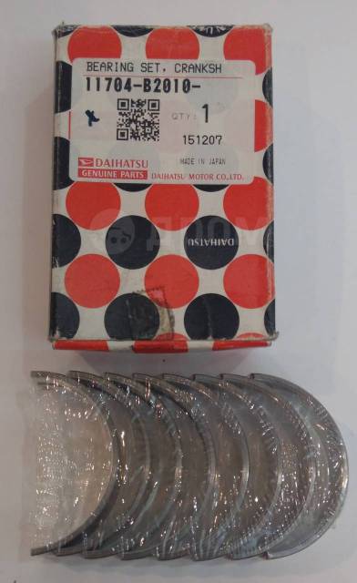 Купить Вкладыши Коренные +0,25 Daihatsu Cuore, MOVE [11703-87203-000] в ...