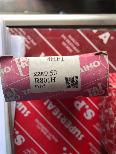 Купить Вкладыши шатунные Taiho R801 STD/0.25/0.50 4HF1/ в Уссурийске по цене: 1 600₽ — частное ...