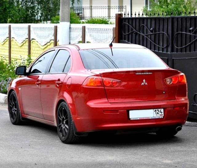 Купить Лип спойлер на багажник Mitsubishi Lancer X (Мицубиси Лансер 10 ...