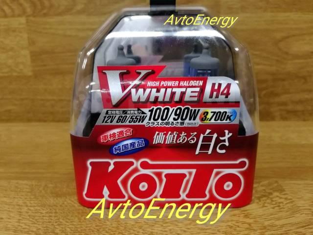 Купить Лампа Koito Whitebeam, H4 12V 60/55W (100/90W), 3700K комплект 2 шт в Хабаровске по цене ...