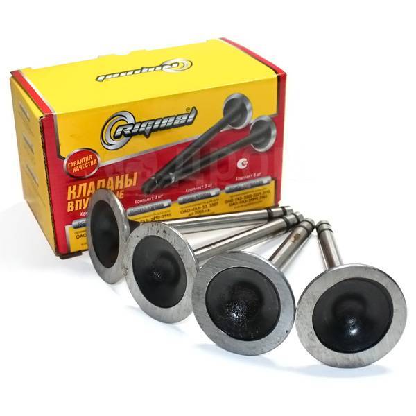 Купить Клапан впускной Волга, ГАЗель, Соболь, УАЗ, ГАЗ 53, 66, 3307, ПАЗ, КАВЗ дв. ЗМЗ 402, 511 ...