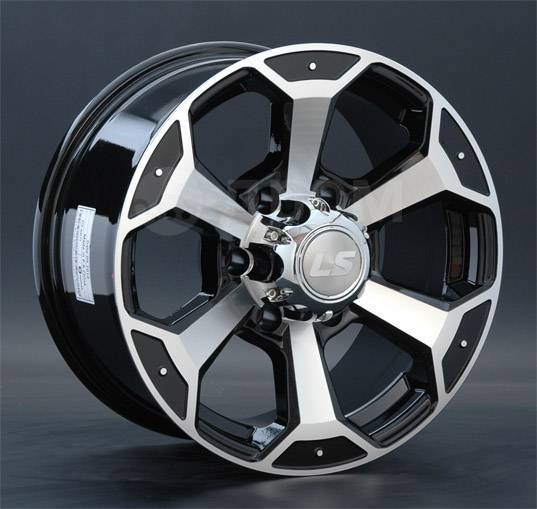 LS Wheels LS187 8X16 6X139,7 ET30 DIA67,1 BKF, 16", 2 шт, Ширина диска 8.0" Вылет (ET) 30 мм ...