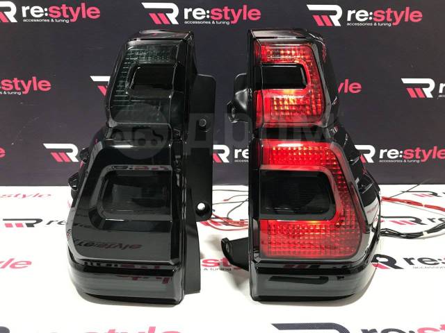 Купить Стопы Toyota Land Cruiser Prado 150 с 2018 года Black во ...