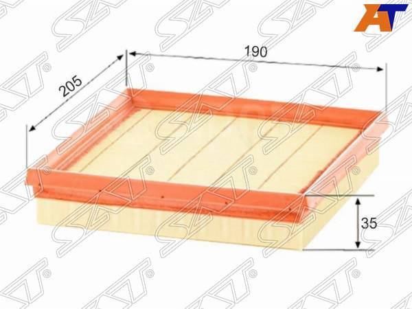 Купить Фильтр воздушный SEAT Ibiza 16-, SEAT LEON 12-, SEAT Toledo 12 ...