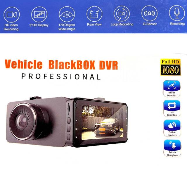 Видеорегистратор Vehicle BlackBOX DVR Full HD 1080 + камера з/в, новый ...