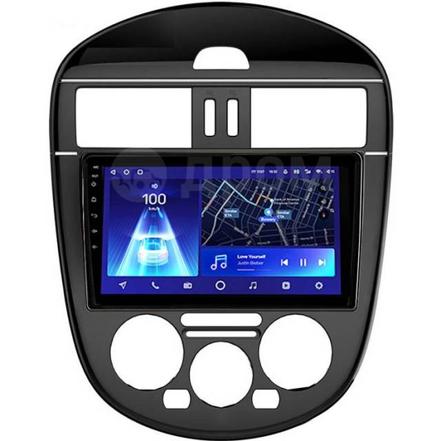 Магнитола на андроиде Nissan Tiida 2016+ Carmedia, 2 DIN — 178x100 мм ...
