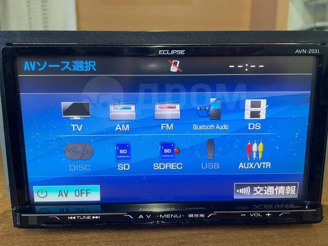 Автомагнитола Eclipse AVN-Z03i, 2 DIN — 178x100 мм, б/у, в наличии. Цена: 6 500₽ во Владивостоке