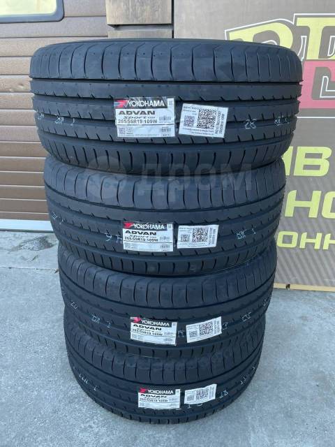 Yokohama Advan Sport V105, 265/55R19 109W, 19", 4 шт, 265 мм, 55 % ...
