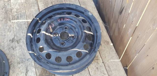 Диск r15 toyota aqua штамповка, 15", 1 шт, Вылет (ET) 45 мм. 4x100 ...