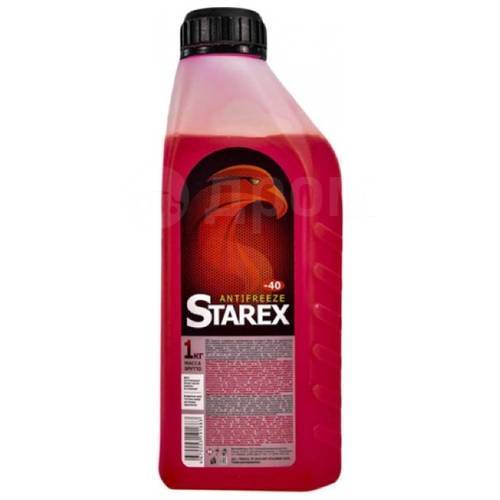 Антифриз Starex красный -40°С 1л, в наличии. Цена: 93₽ в Иркутске