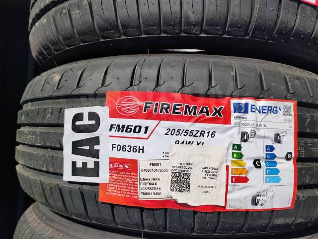 Firemax FM601, 205/55r16, 16", 1 шт, 205 мм, 55 %, радиальный, летние, до 5 %, 2024 год. Цена ...