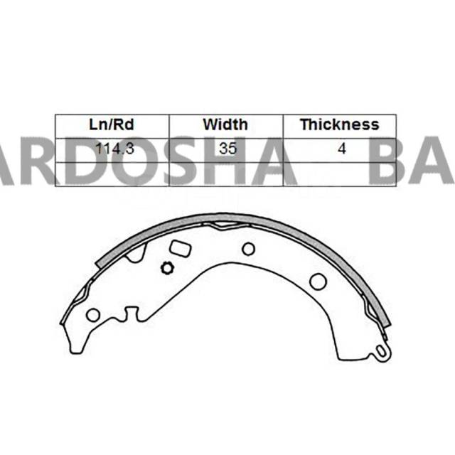 Купить Колодки тормозные Just Drive JBS0023 задние барабанные P1001 в ...