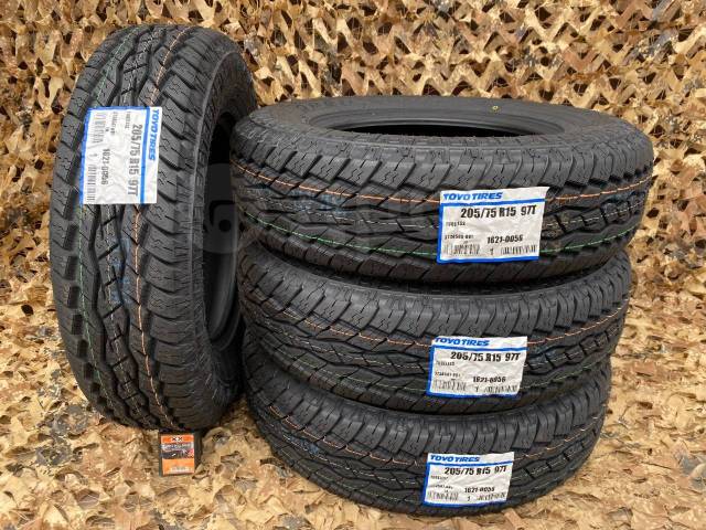 Toyo Open Country A/T+, 205/75 R15 97T, 15", 1 шт, 205 мм, 75 % ...