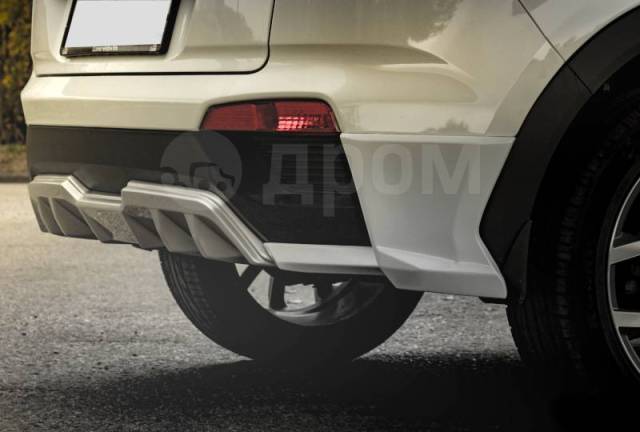 Купить Диффузор ZEUS на задний бампер Hyundai Creta (Хендай Крета) 2015 ...