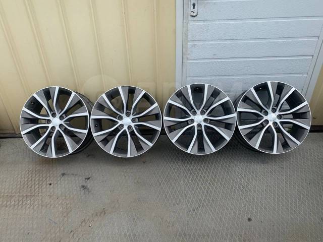 Литые диски Subaru R18, 18", 1 шт, 5x100, литой, 56,1 мм. 4 шт, б/у, в ...