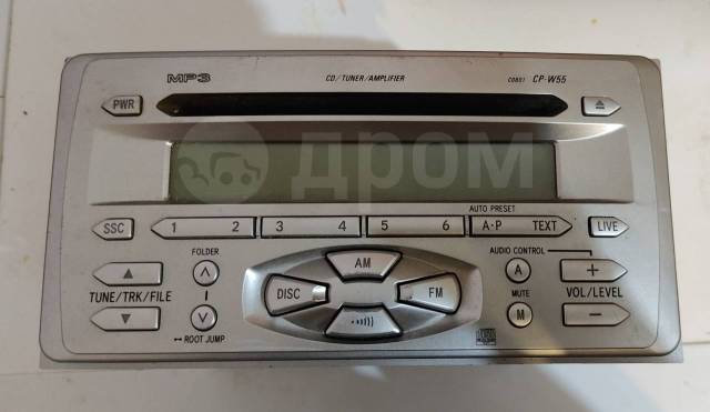 Магнитола Toyota, 2 DIN — 178x100 мм, б/у, в наличии. Цена: 400₽ во ...