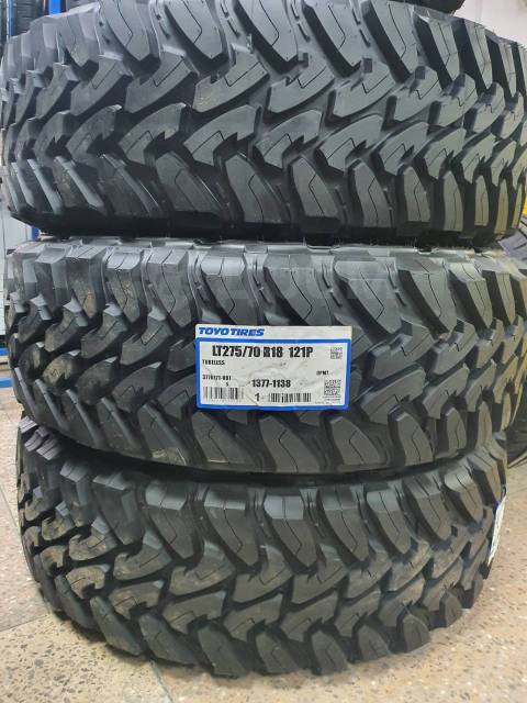 Toyo Open Country M/T, 275/70 R18, 18", 1 шт, 275 мм, 70 %, радиальный, Грязь MT, до 5 %. Цена ...