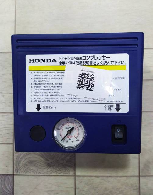 Компрессор воздушный подкачки колес 12V, 10A (Honda), новый, в наличии ...
