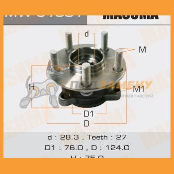 Купить Ступичный узел masuma front legacy b13 Masuma / MW81001 ...