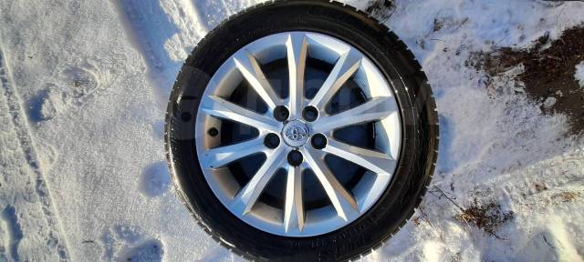 Колеса Toyota Crown R17 + Dunlop(ЗИМА 215/55), 55", 1 шт, 215 мм, 80 % ...