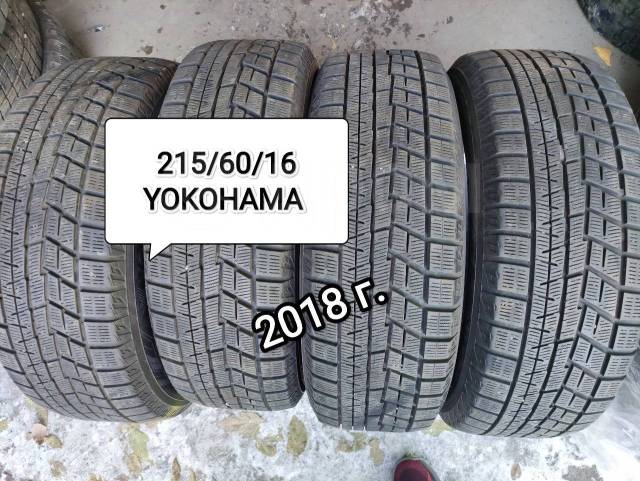 Yokohama Ice Guard IG60, 215/60 R16, 16", 1 шт, 215 мм, 60 %, радиальный, зимние, без шипов ...