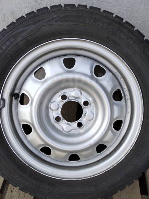 Диски R15 4x100, Enkei, 15", 1 шт, штампованный, 60,1 мм. 4 шт, б/у, в ...