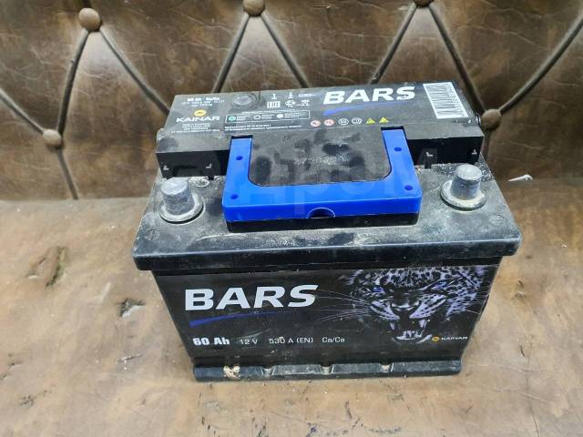 Аккумулятор BARS 60AH, 60 А.ч. б/у, в наличии. Цена: 3 000₽ в Иркутске