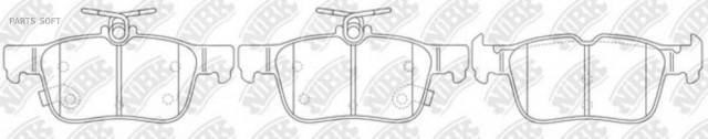 Купить Колодки дисковые! задние Ford Mondeo V 1.6/2.0/2.0TDCI 13 NIBK ...