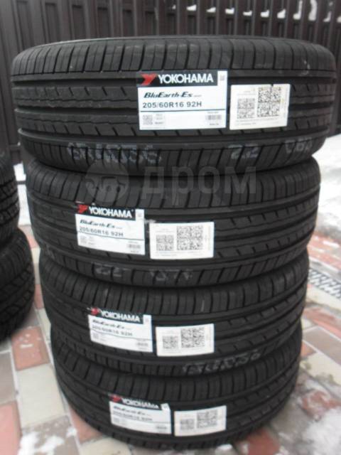 Yokohama BluEarth-ES ES32, 205/60R16, 16", 1 шт, 205 мм, 60 %, радиальный, летние, шипованные ...