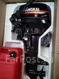 Лодочный мотор Hangkai 9,9 2023, 9,90 л.с. S (381 мм), бензиновый, 2-тактный, румпельное ...