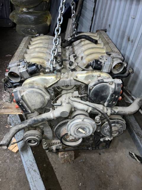 Купить Двигатель BMW m70b50 свап комплект BMW e32 в сборе с акпп в ...