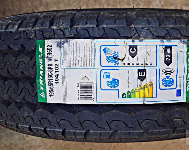 Triangle Group TR652, 195/65 R16C LT 8PR, 16", 20 шт, 195 мм, 65 % ...